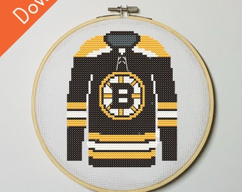 Ice Hockey Cross Stitch Pattern 3 Instant PDF Download Sport - Etsy