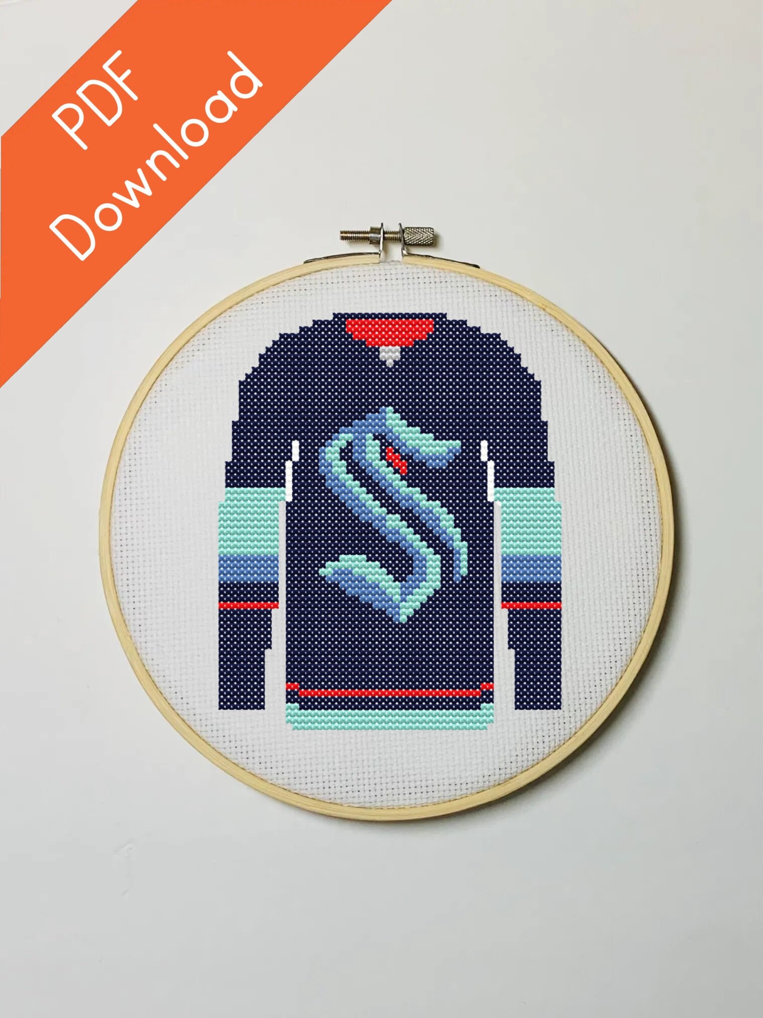 Hockey Sweater Cross Stitch Pattern, PDF Pattern, Instant Download - Etsy