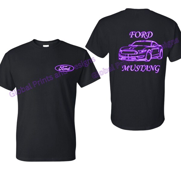 Custom Ford Mustang Shirt - Etsy