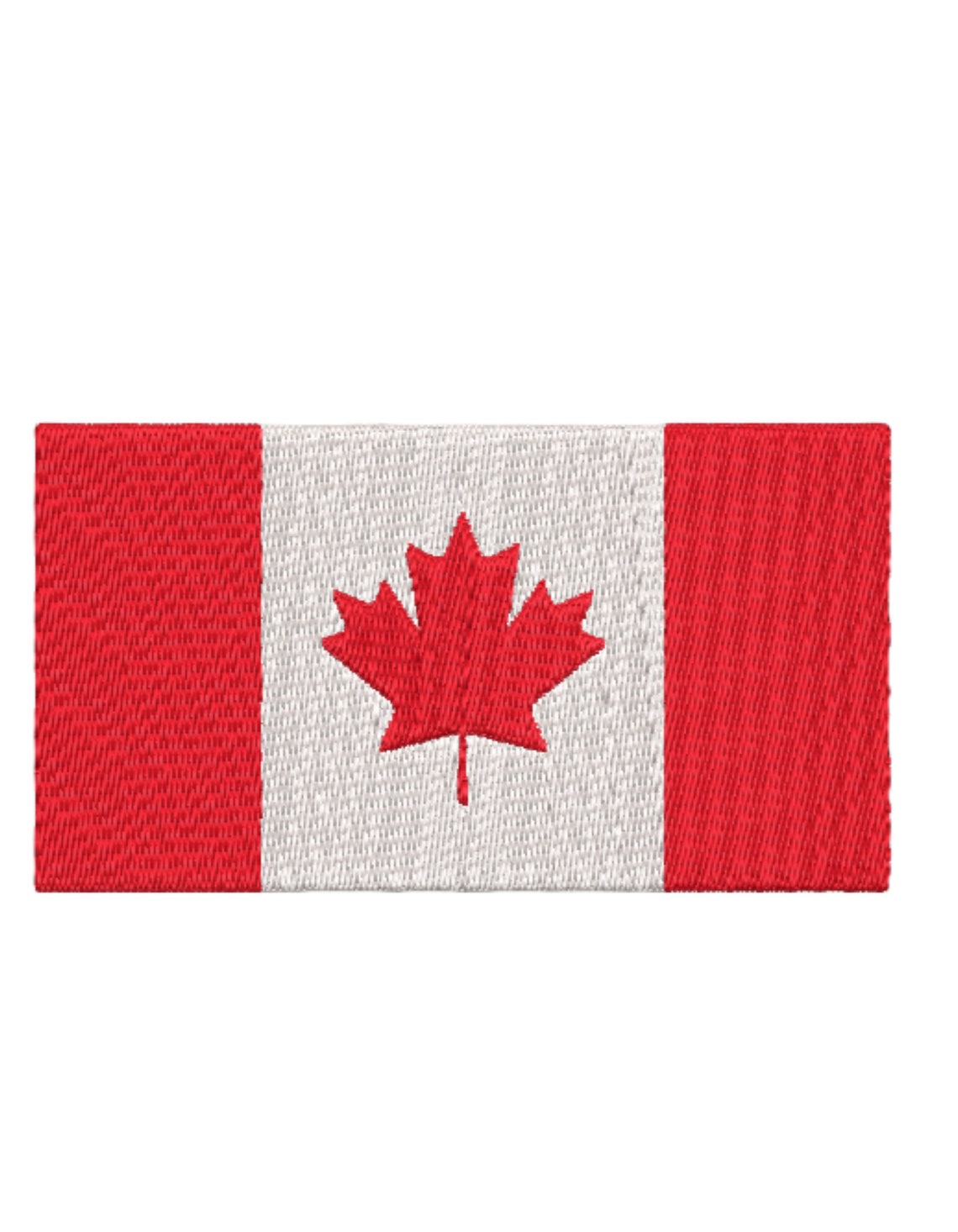 Canada Flag Embroidery Digital File Multiple Sizes and Formats - Etsy