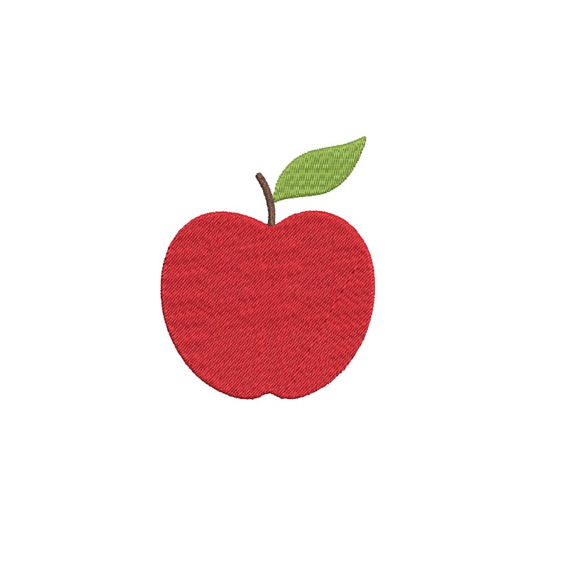 Apple Applique - Etsy