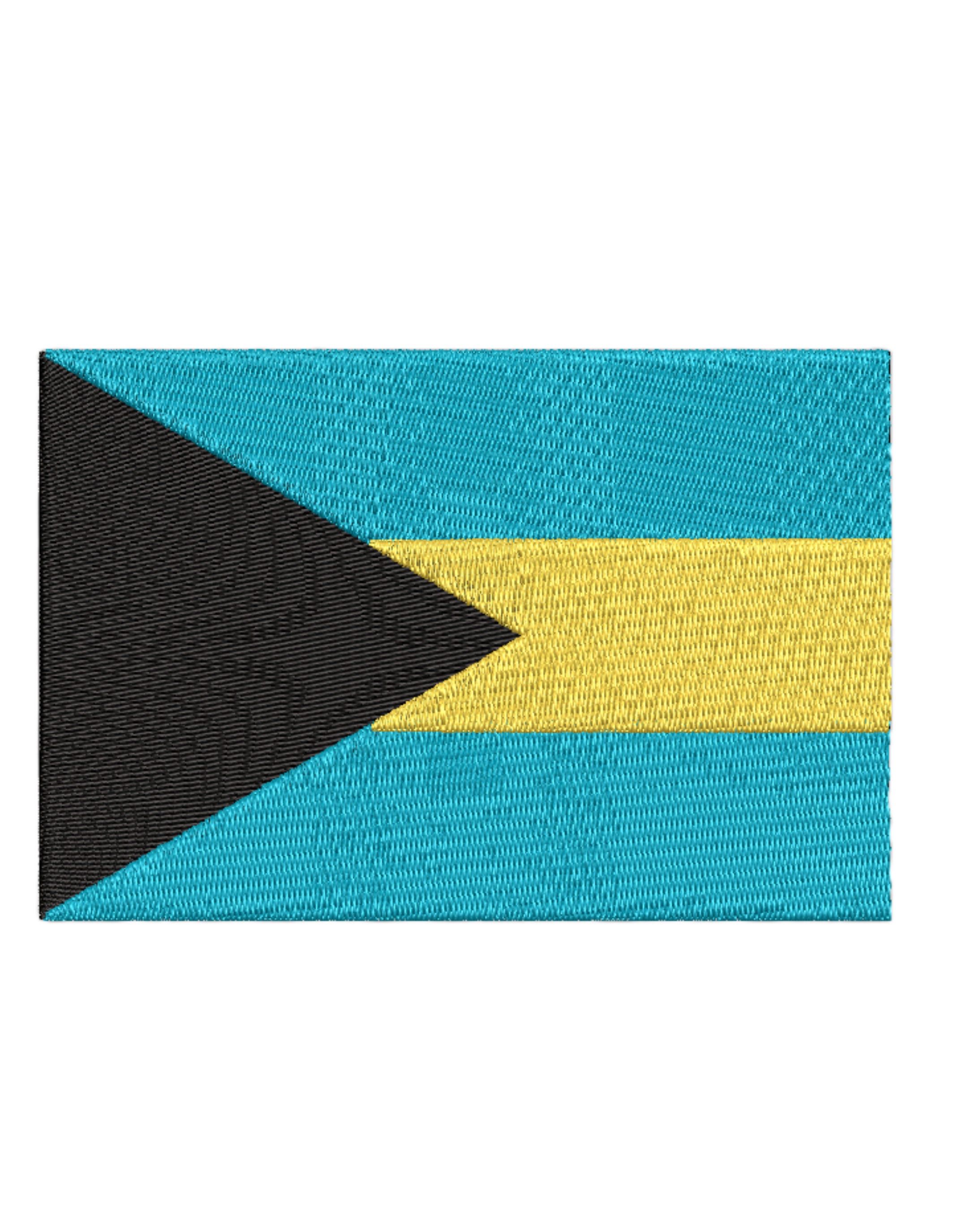 Bahamas Flag Digital Embroidery File Multiple Sizes and - Etsy