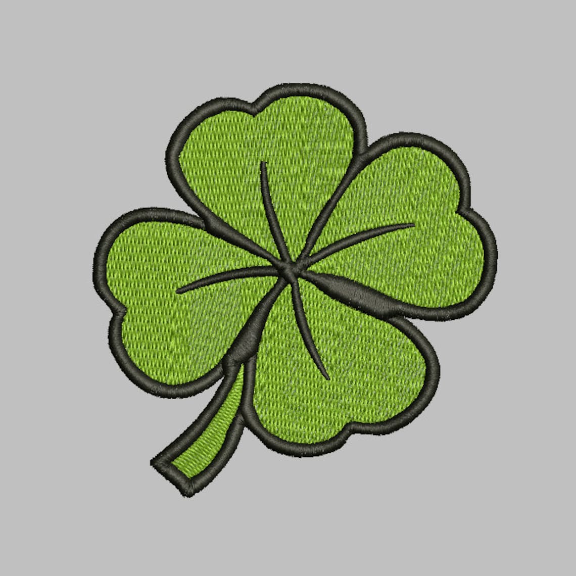 Lucky Four Leaf Clover Embroidery Design File - Etsy