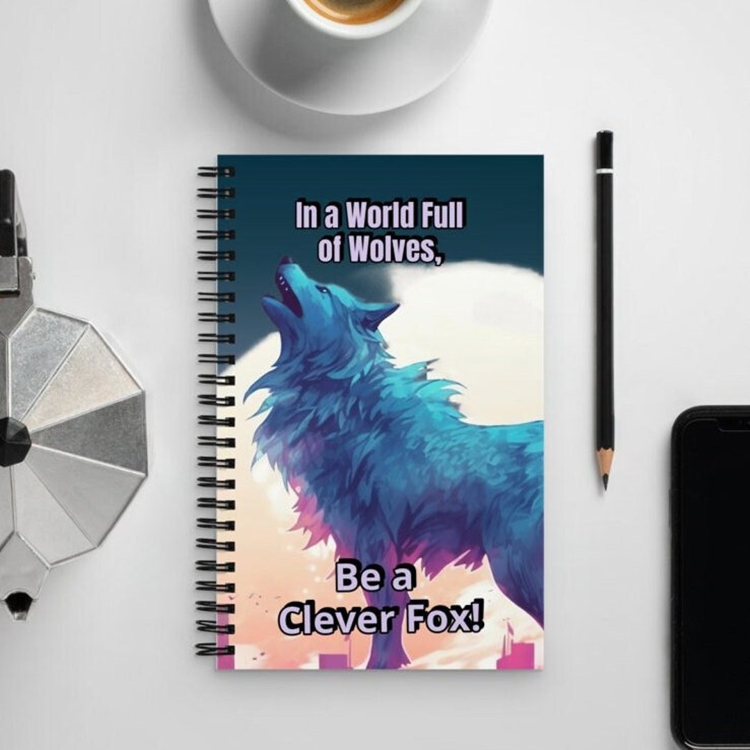 Spiral Notebook Wolf Spiral Notebook, Notebook for Wolves Lovers, Gift ...