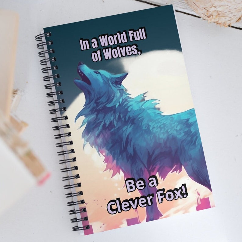 Spiral Notebook Wolf Spiral Notebook, Notebook for Wolves Lovers, Gift ...