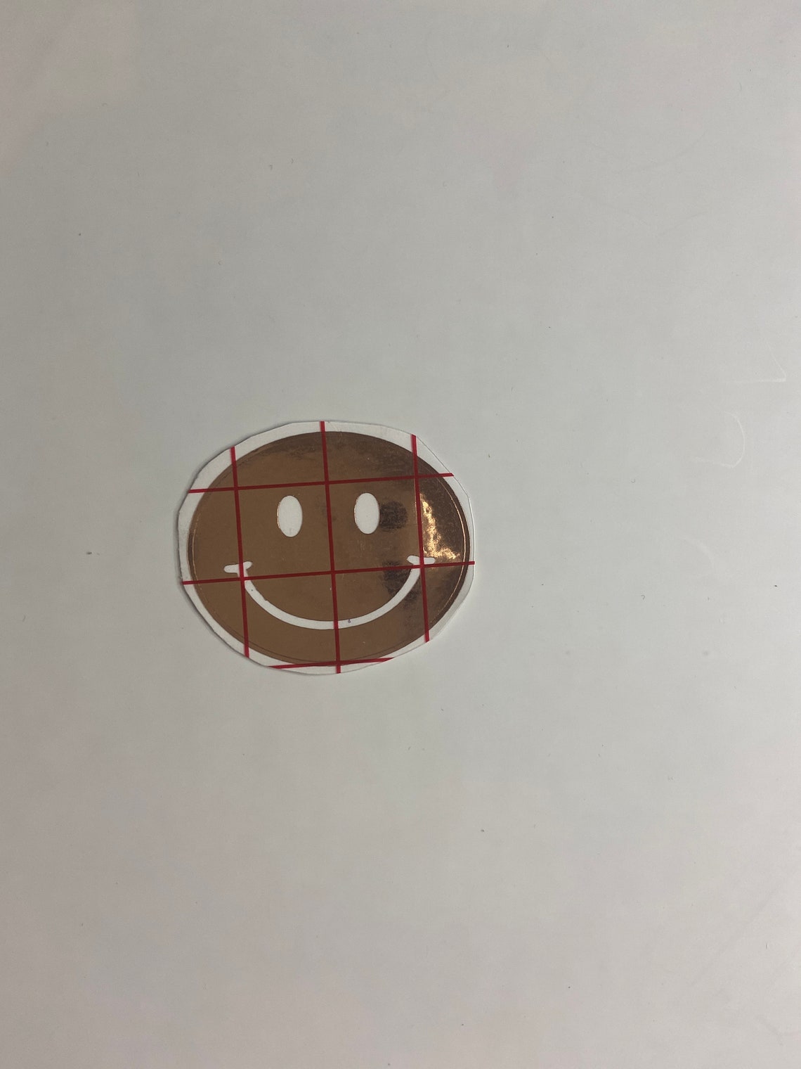 Smiley Face Sticker - Etsy