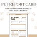 Pet Sitter Report Card Printable | Dog & Cat Feedback (easy Print) - Etsy