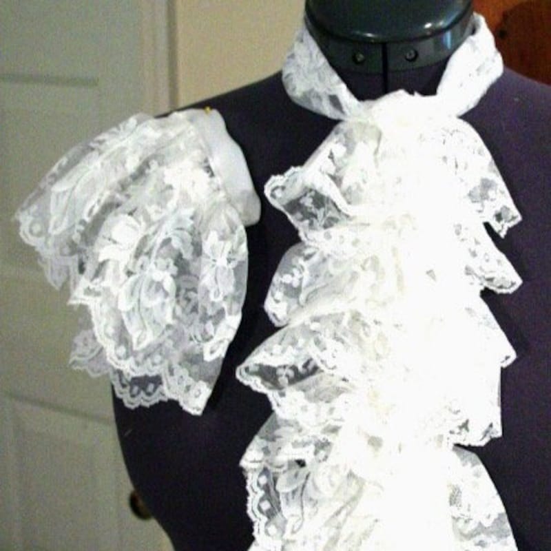 Lace Jabot - Etsy