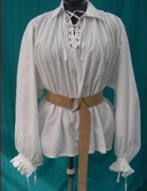 Medieval and Renaissance Poet’s Shirt. All Natural. Made to Order ...
