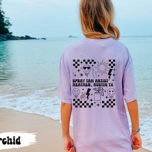 Custom Spray Tan Artist Shirt, Spray Tan Artist Gift, Tanning Salon T ...