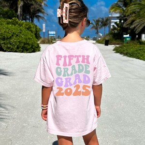 Custom 5th Grade Graduation Shirt, Personalized Class of 2025 ...
