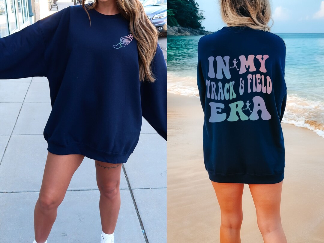 In My Track and Field Era Sweatshirt, Track and Field Gift, Runner ...