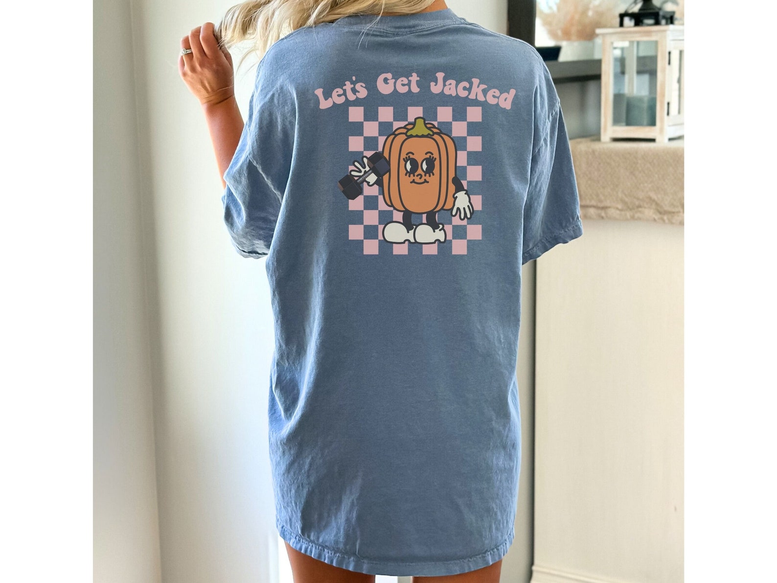 Let's Get Jacked Jack-o-lantern Pumpkin Halloween - Etsy