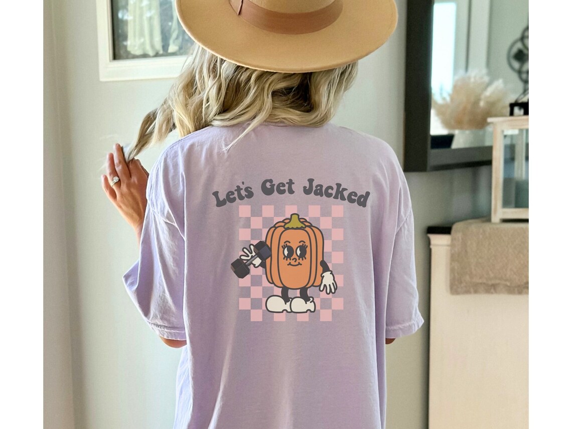 Let's Get Jacked Jack-o-lantern Pumpkin Halloween - Etsy