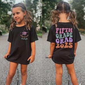 Custom 5th Grade Graduation Shirt, Personalized Class of 2025 ...