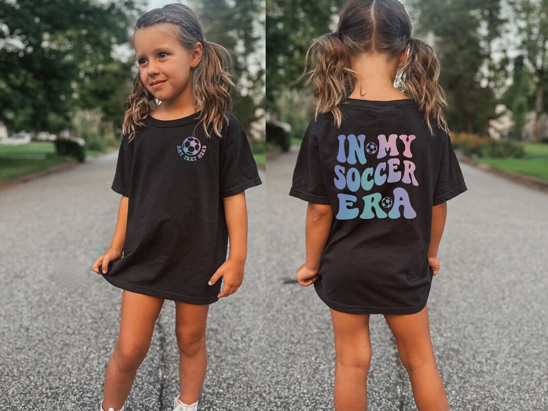 Personalized in My Soccer Era Shirt, Girls Soccer Shirt, Custom Game ...