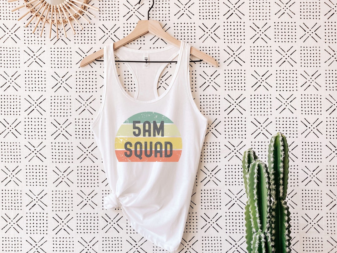 5am Squad Shirt, Personalized Workout Tank Top, 5am Workout Tank Top ...