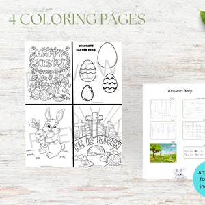 Printable Easter Activities Bundle - Etsy