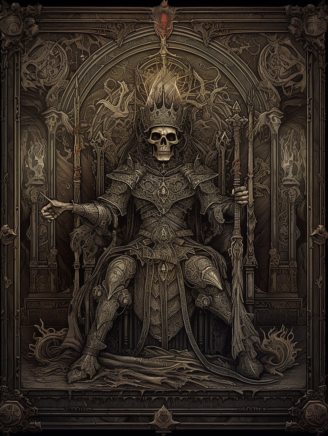 Downloadable Digital Art, Printable Wall Decor, the Emperor (major ...