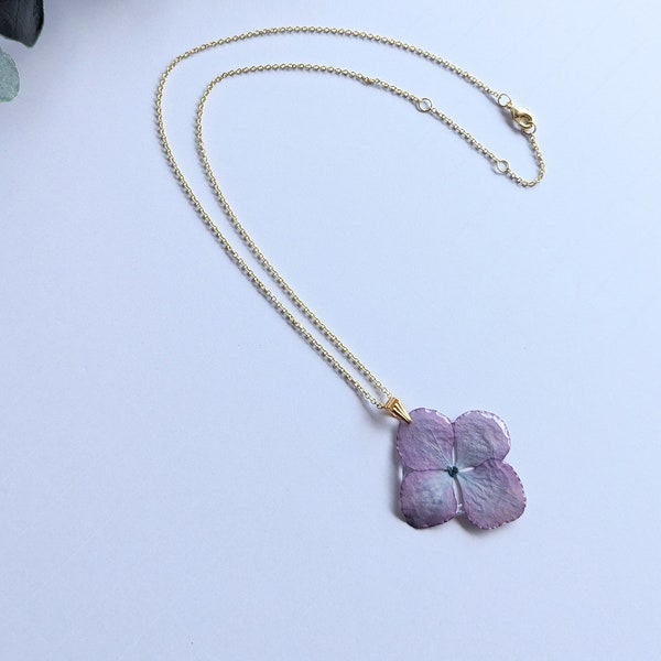 Hydrangea Necklace - Etsy