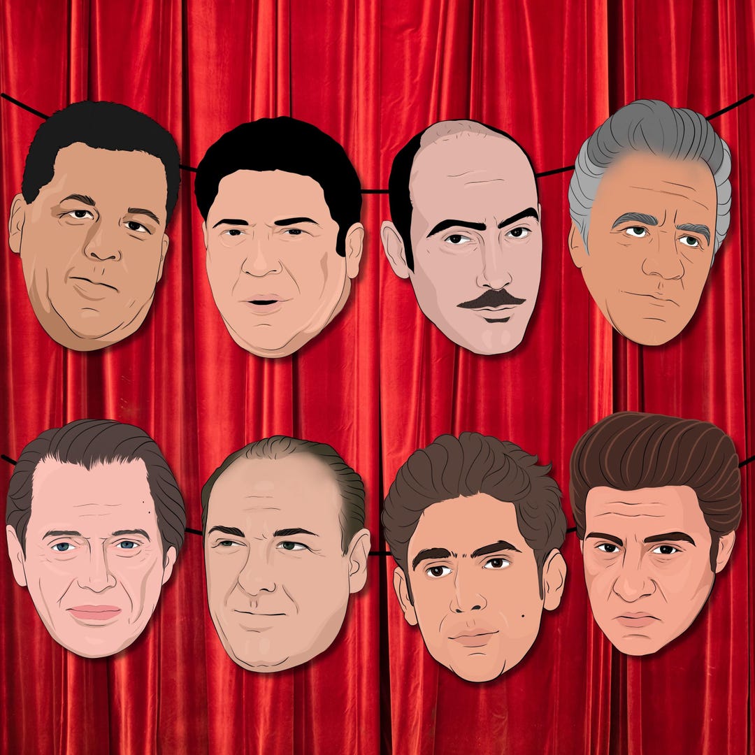 Tony James Gandolfini Mob Banner, Mafia, Paulie Gualtieri, Tony Sirico ...