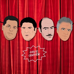 Tony James Gandolfini Mob Banner, Mafia, Paulie Gualtieri, Tony Sirico ...