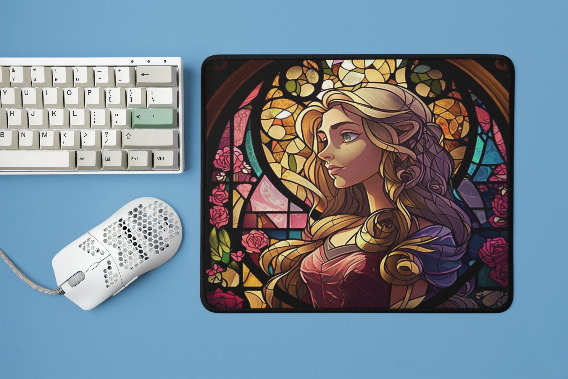 Princess Rapunzel-stained Series-mouse Pad - Etsy