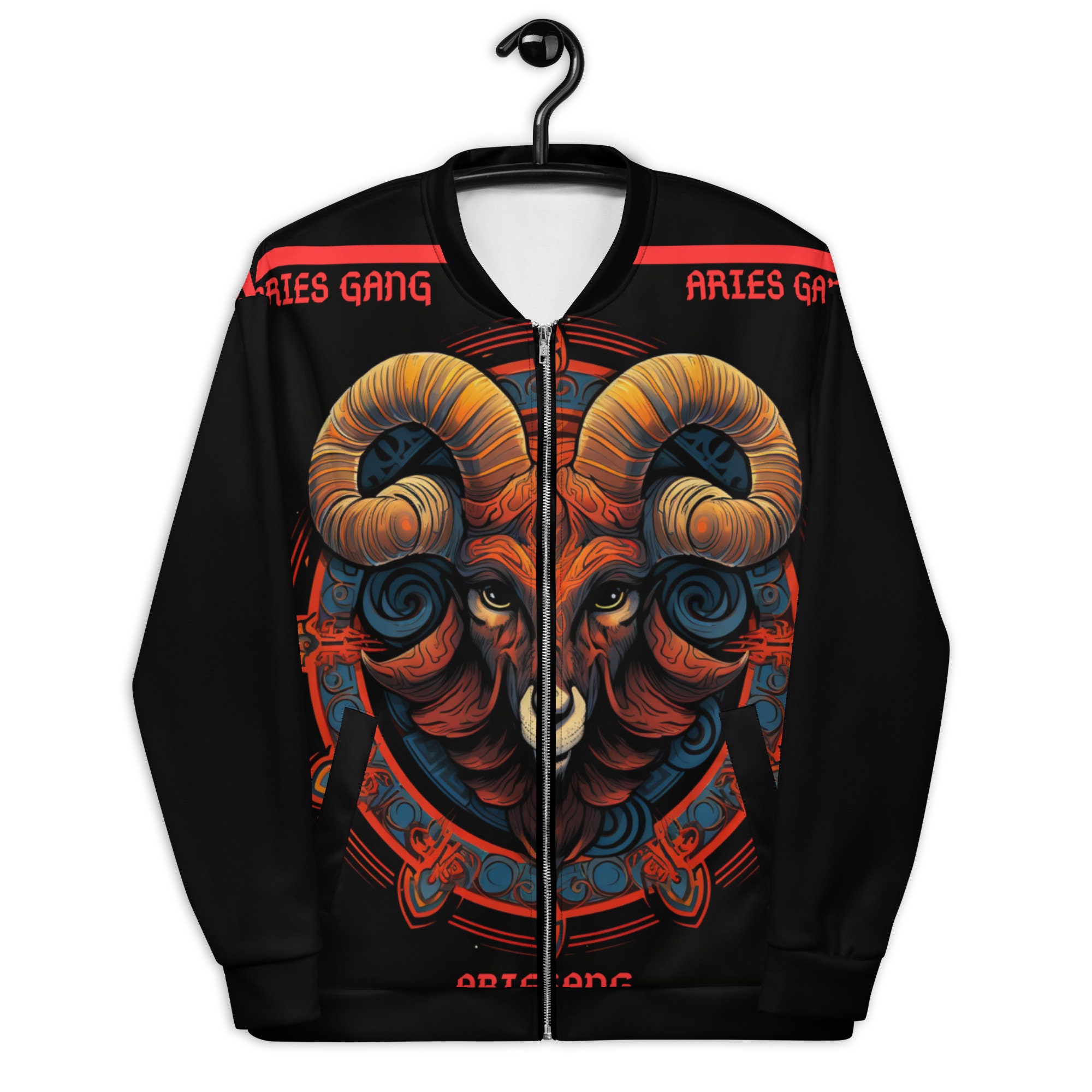 Unisex Bomber Jacket "aries Gang: Unisex Bomber Jacket With Colorful ...