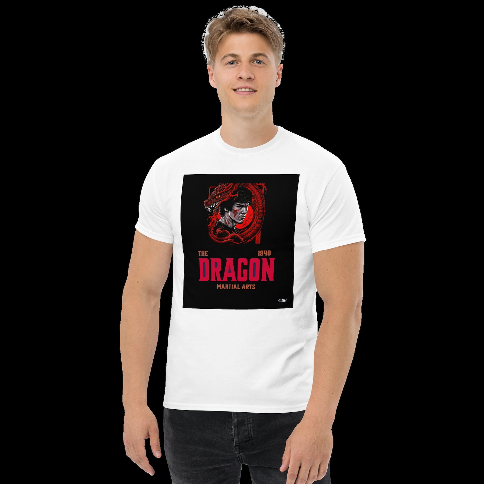 Unisex Unleash the Dragon: Bruce Lee Red Dragon Tee - Etsy