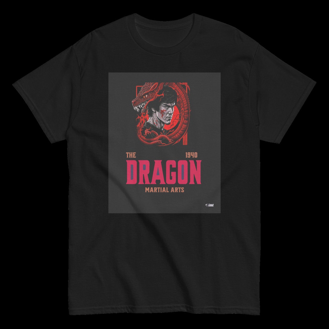 Unisex Unleash the Dragon: Bruce Lee Red Dragon Tee - Etsy