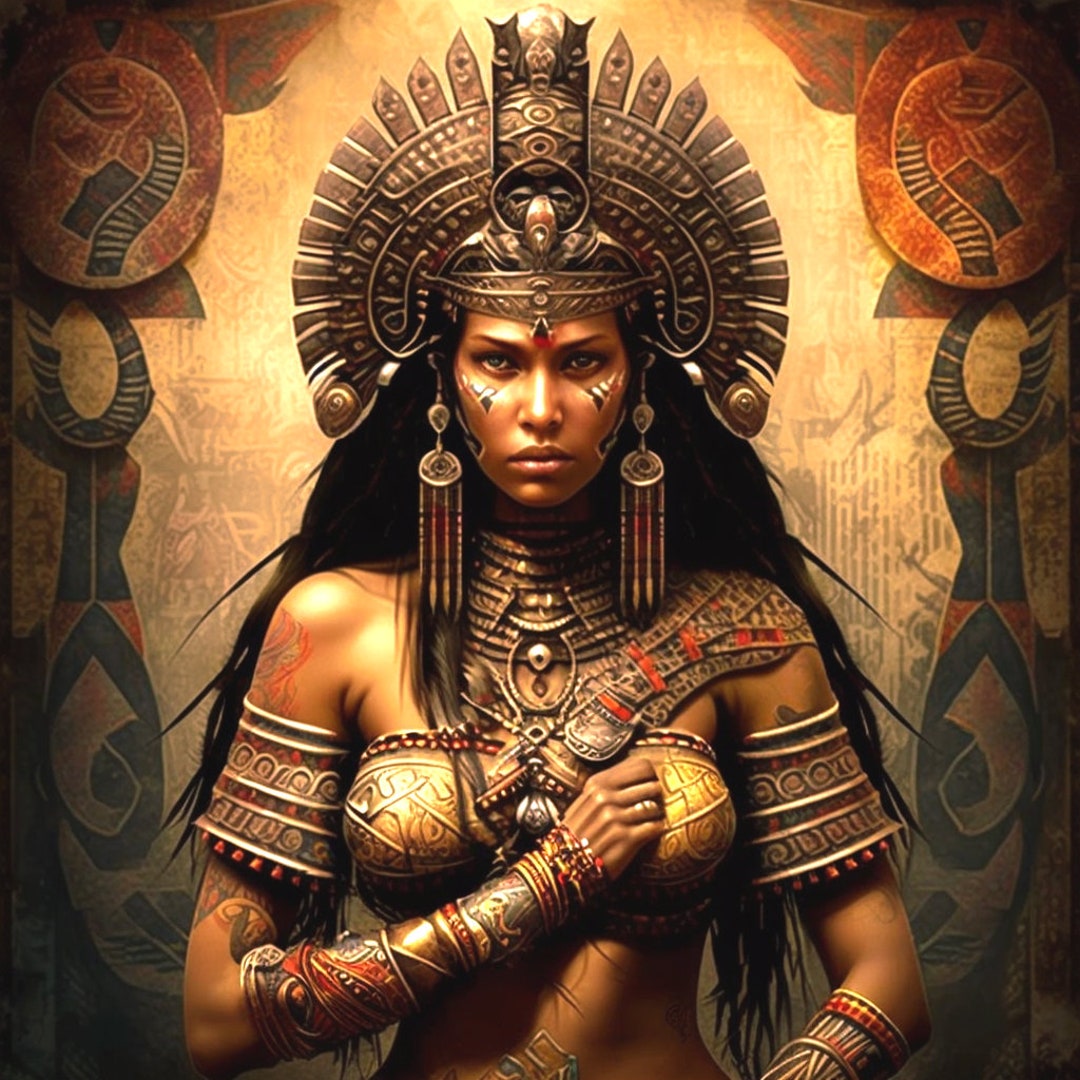 Unisex empress of the Aztecs: Warrior Princess Graphic Tee - Etsy