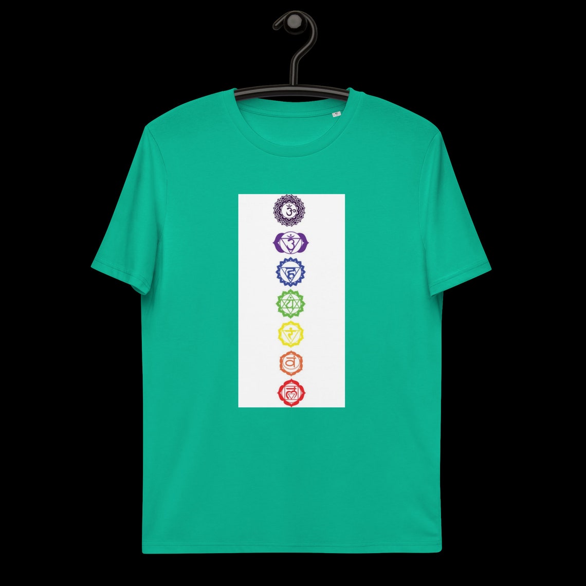 Unisex Tee . the 7 Chakras Graphic Tee, Spiritual Shirt, Energy Balance ...