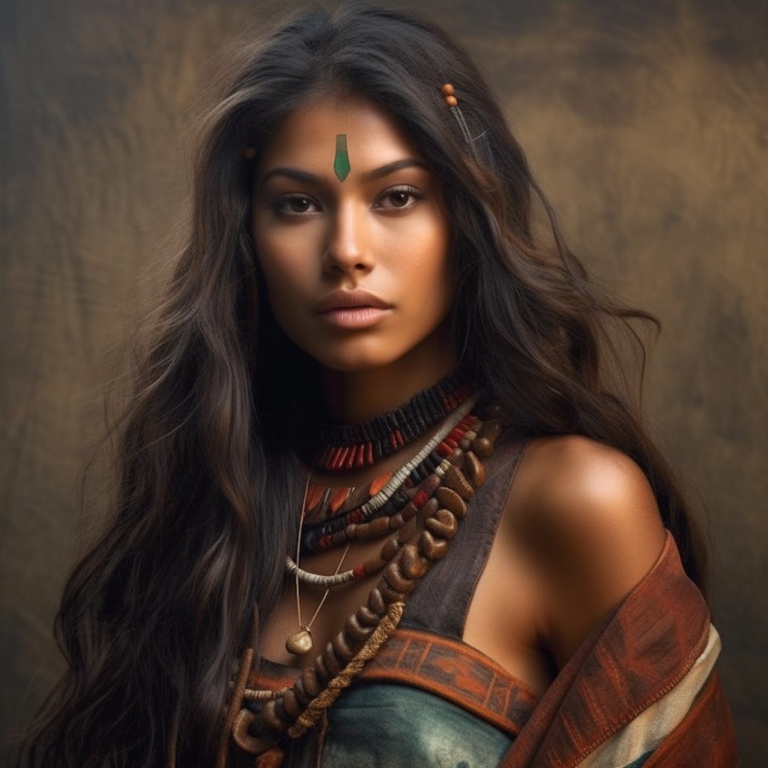 Ethereal Beauty: Digital Download Image of Indigenous Mexican Woman - Etsy