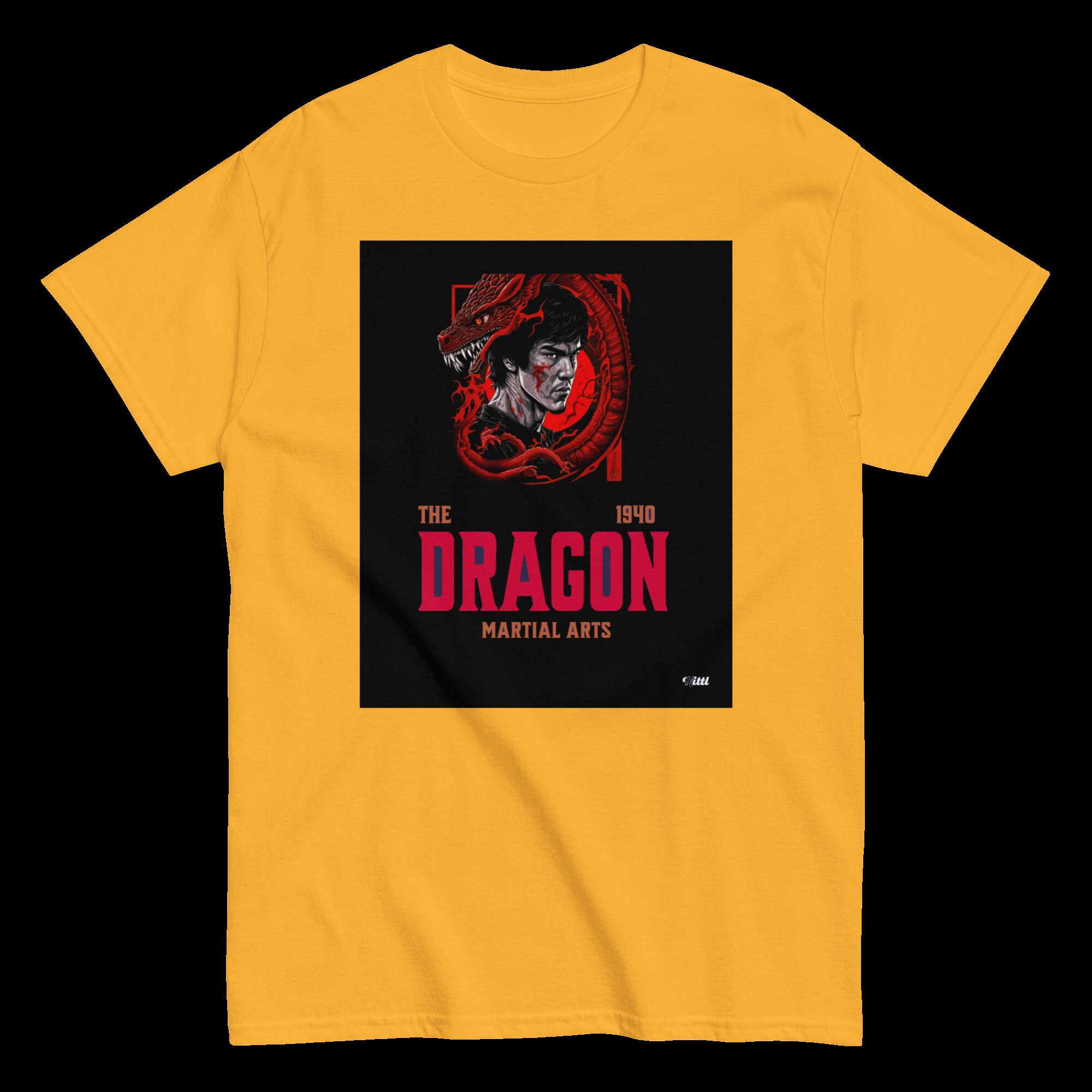 Unisex Unleash the Dragon: Bruce Lee Red Dragon Tee - Etsy
