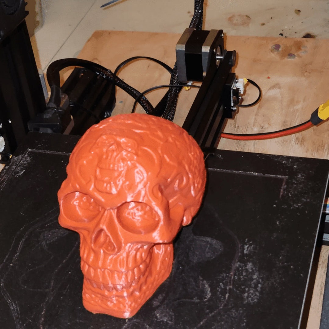 Celtic Skeleton Skull 3D Printed Gothic Masterpiece - Etsy