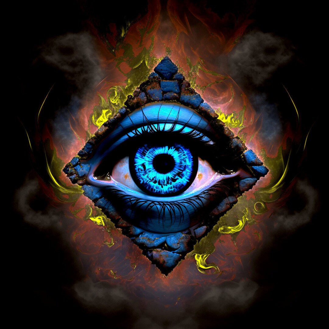 Unisex T-shirt Evil Eye Graphic Tee, Hand Crafted Tee Shirt, Eye Design ...