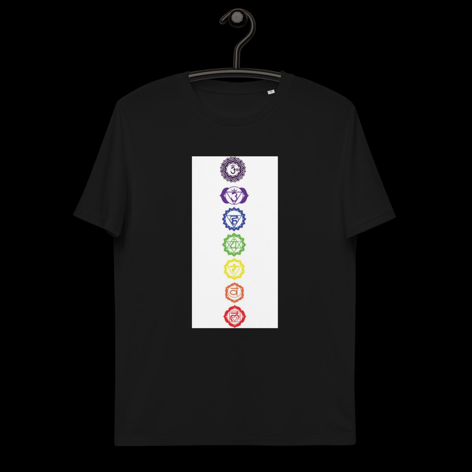Unisex Tee . the 7 Chakras Graphic Tee, Spiritual Shirt, Energy Balance ...