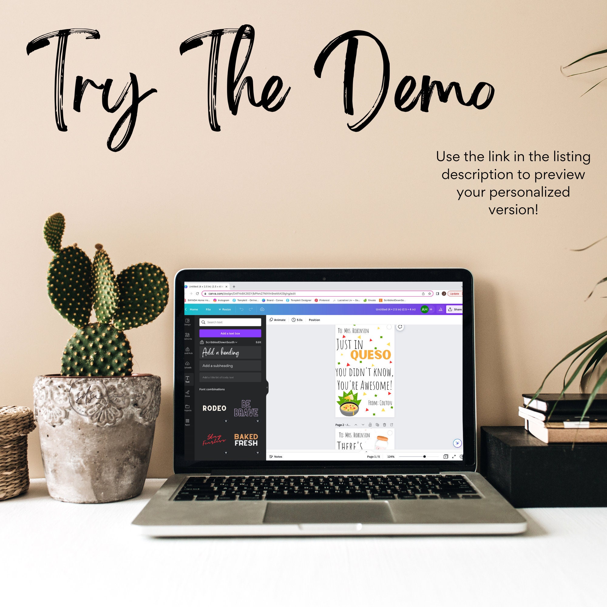 Teacher Appreciation Gift Tags, Digital Gift Tags, Printable Gift Tags ...