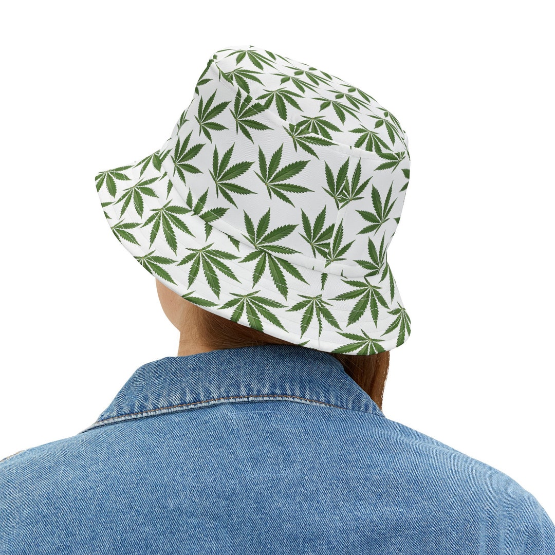 Marijuana Leaf Bucket Hat - Etsy