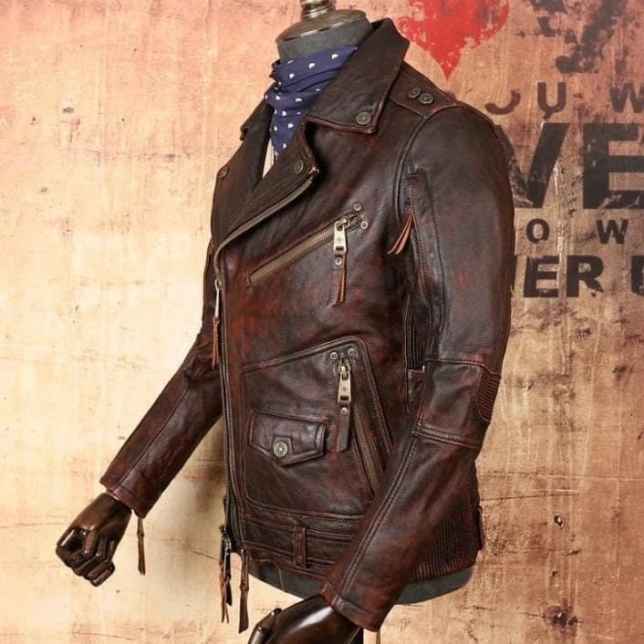 Commando Vintage Brown Leather Jacket - Etsy