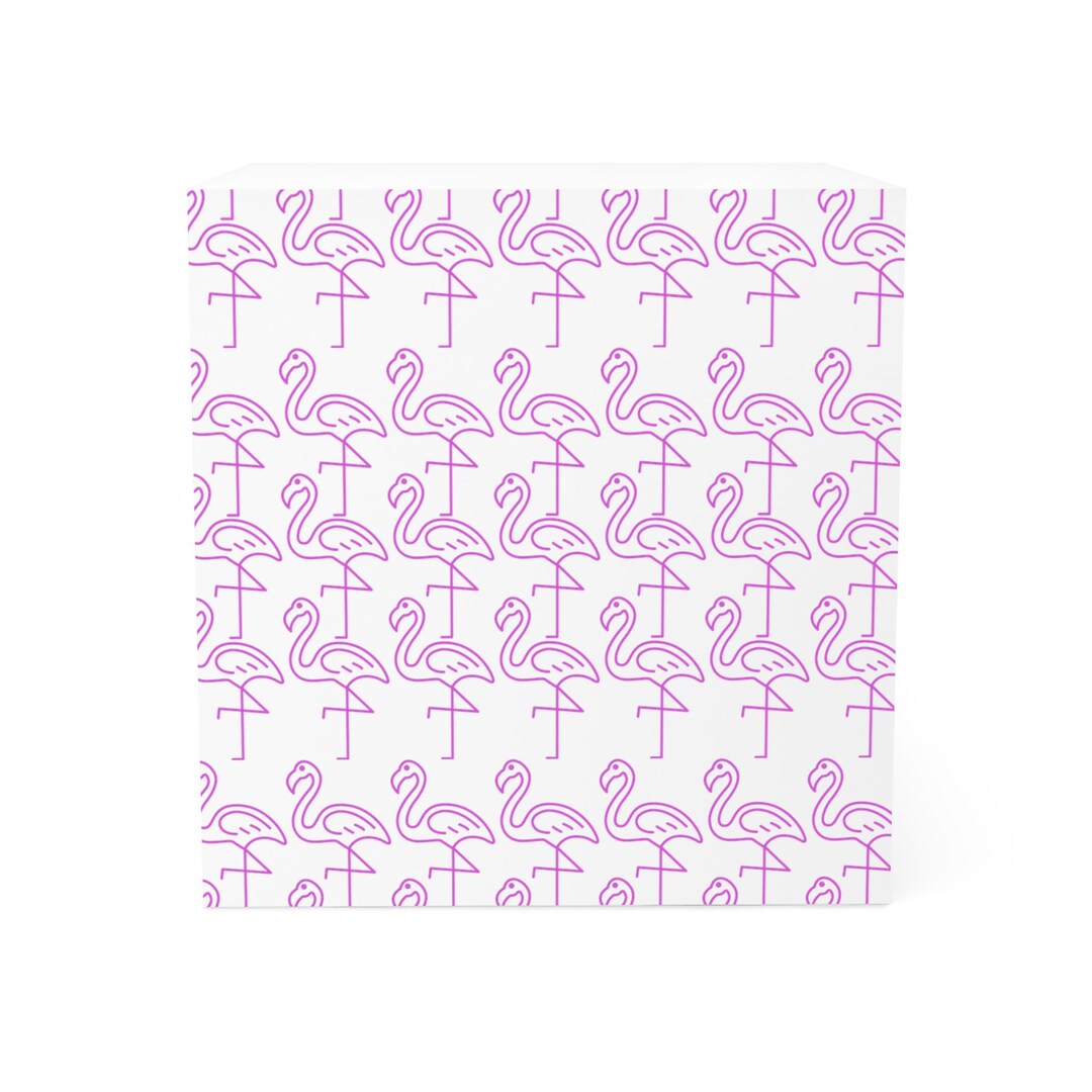 Flamingo Note Cube - Etsy