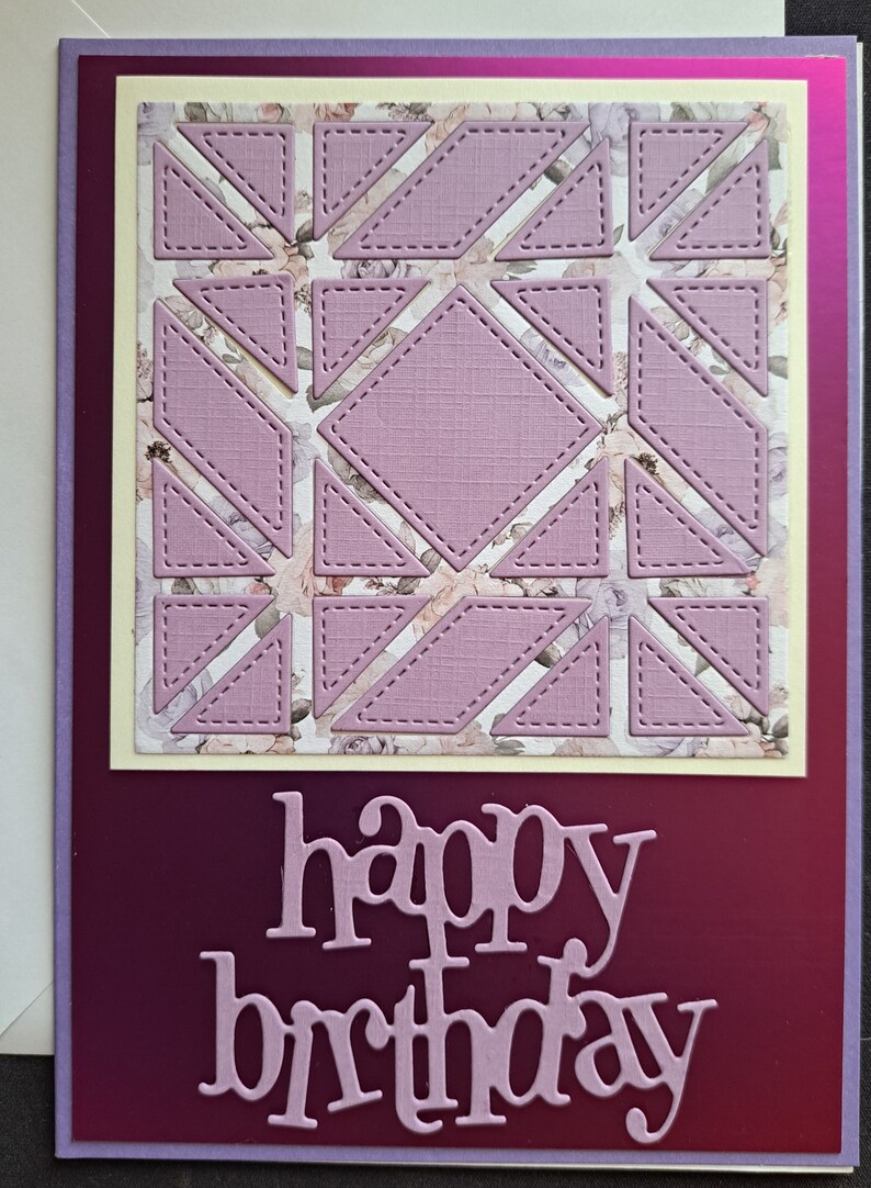 Multi-pack Purple 'happy Birthday' Cards Free - Etsy