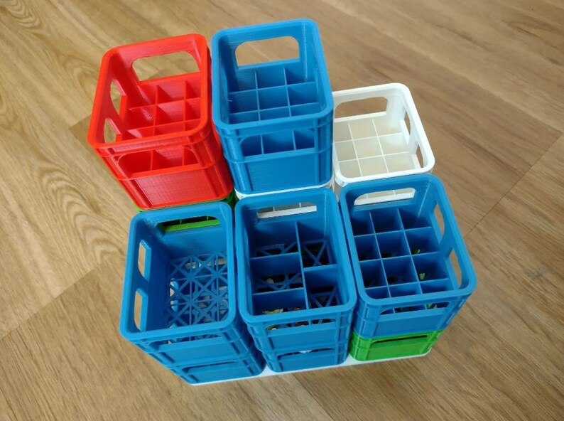 Beer Crate Battery Holder, Stackable Battery Tray, Battery Case ...