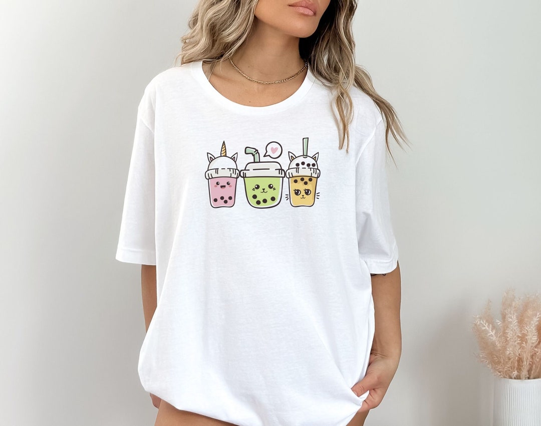 Boba Tea Shirt, Cute Bubble Tea Shirt, Boba T-shirt, Women Shirt,bubble ...