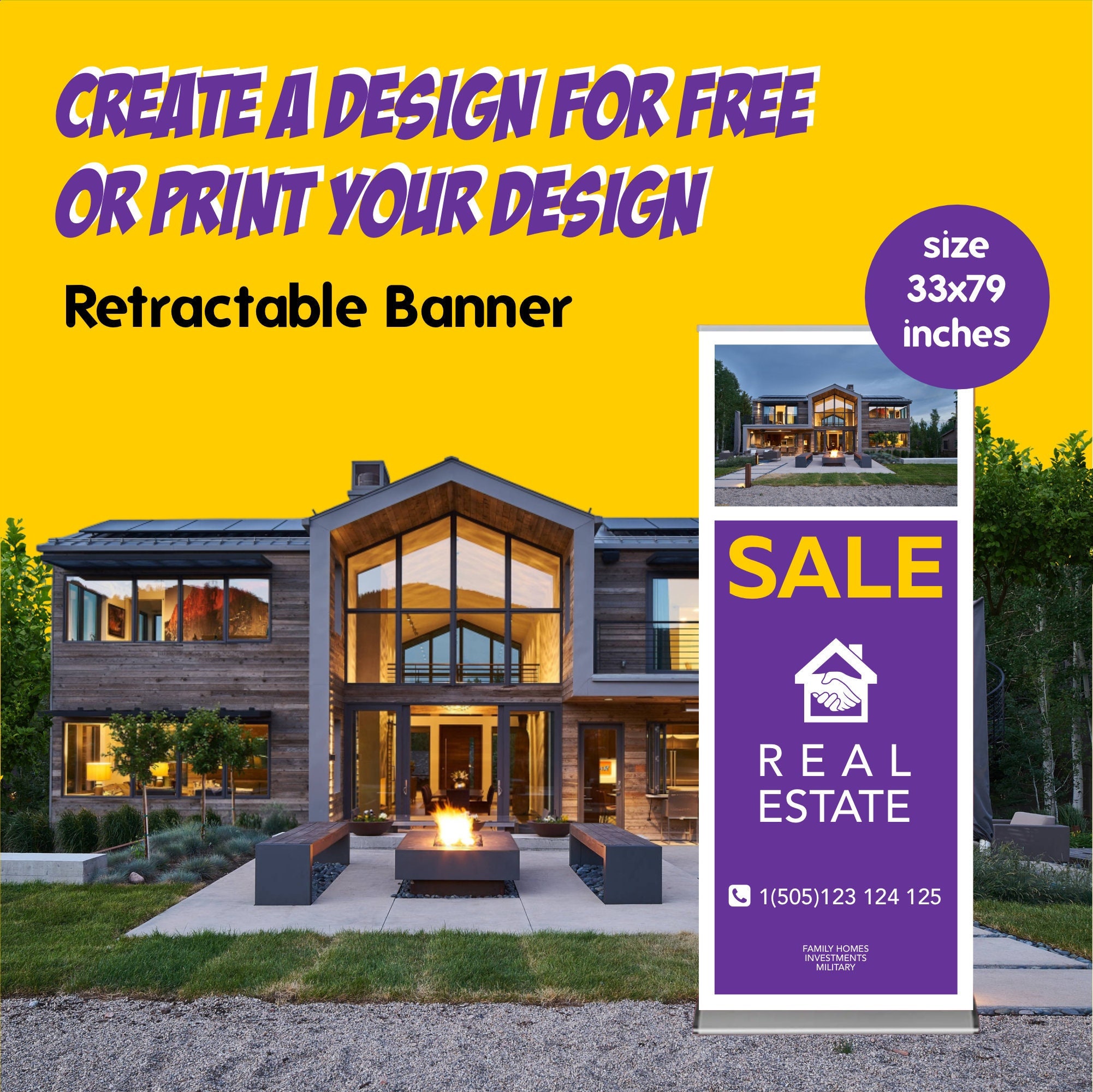 Custom Retractable Banner, Roll up Banner, Custom Roll Up, Event Banner ...