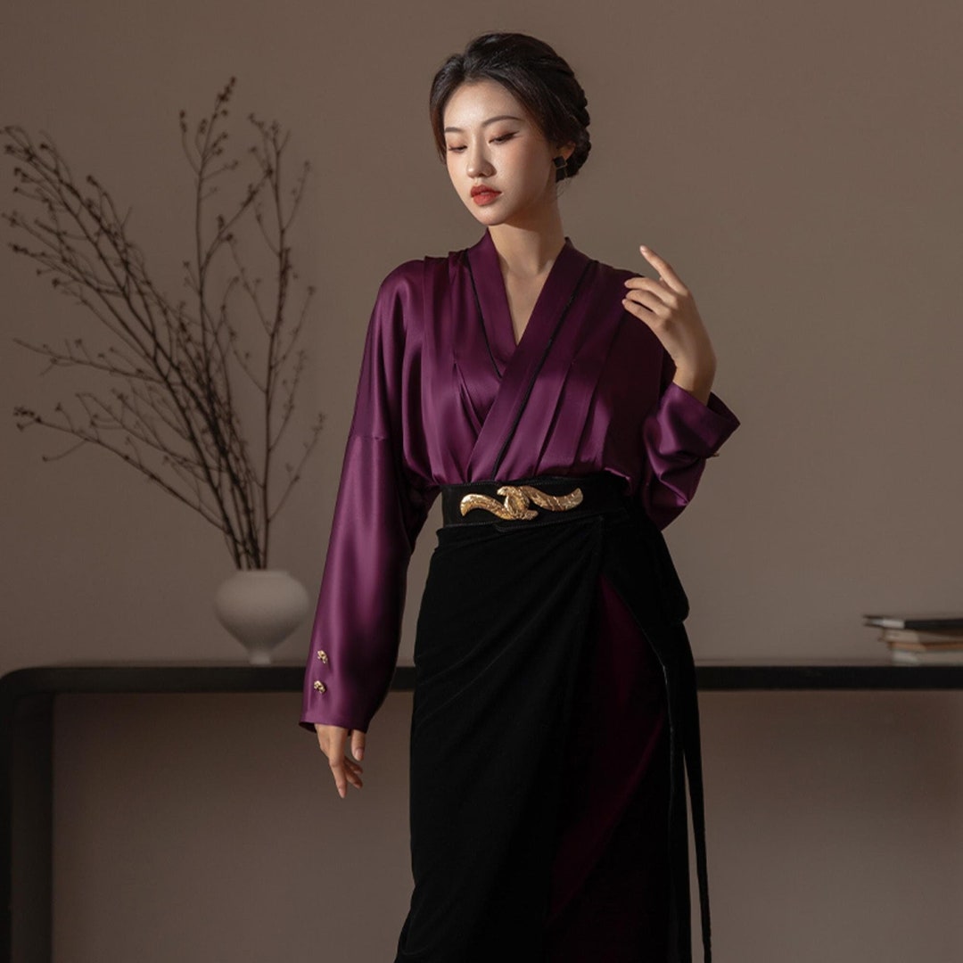 Modern Hanfu Chinese Traditional Women Hanfu Qipao Dress Tang Song Ming ...