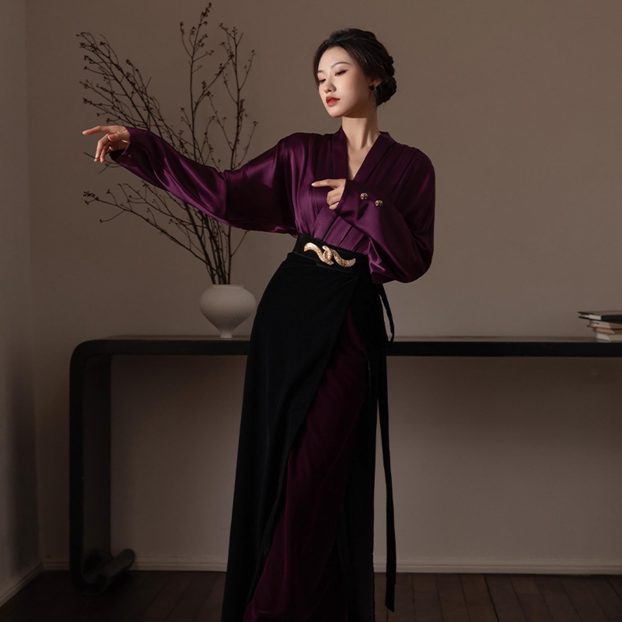 Modern Hanfu Chinese Traditional Women Hanfu Qipao Dress Tang Song Ming ...