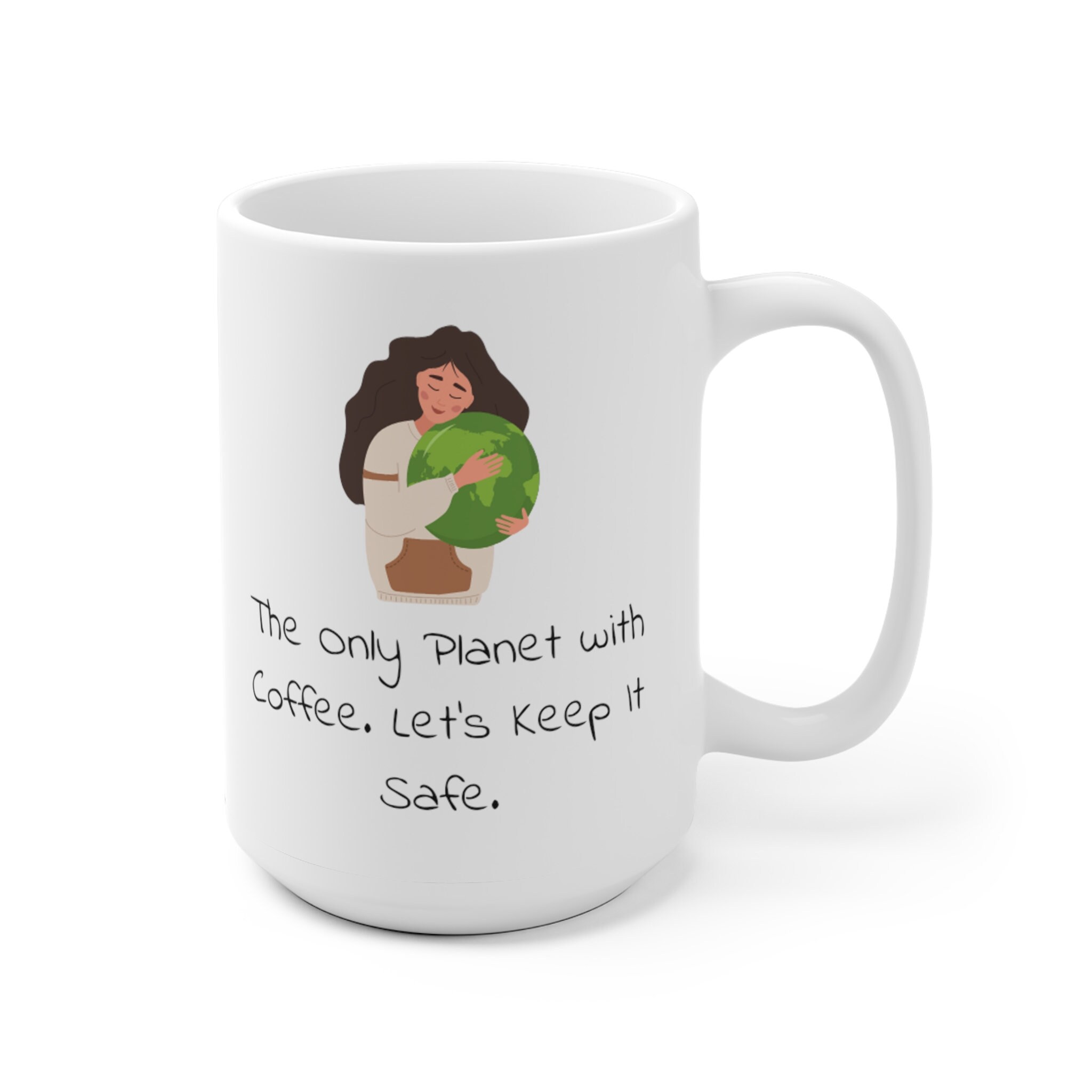 Earth Mug Environment Gift Environment Mug Earth Gift Gift - Etsy