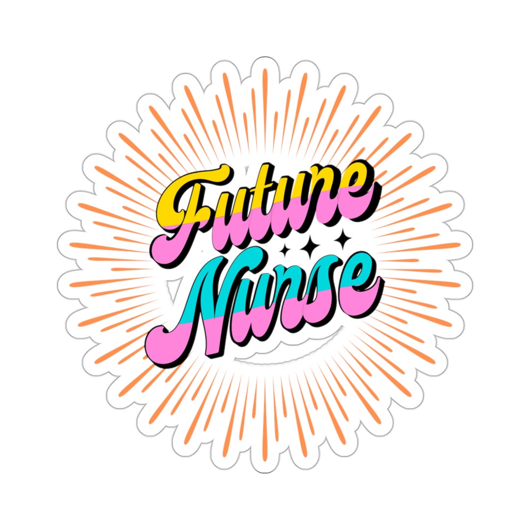 Retro Future Nurse Sticker - Etsy
