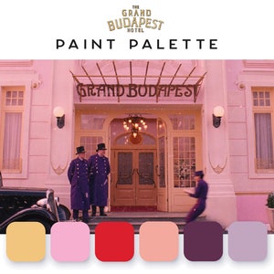 Wes Anderson Grand Budapest Hotel, Interior Paint Colors, Interior ...